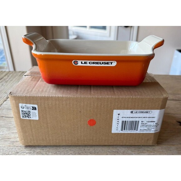 Le Creuset | Kitchen | New Le Creuset Stoneware Heritage Rectangular ...